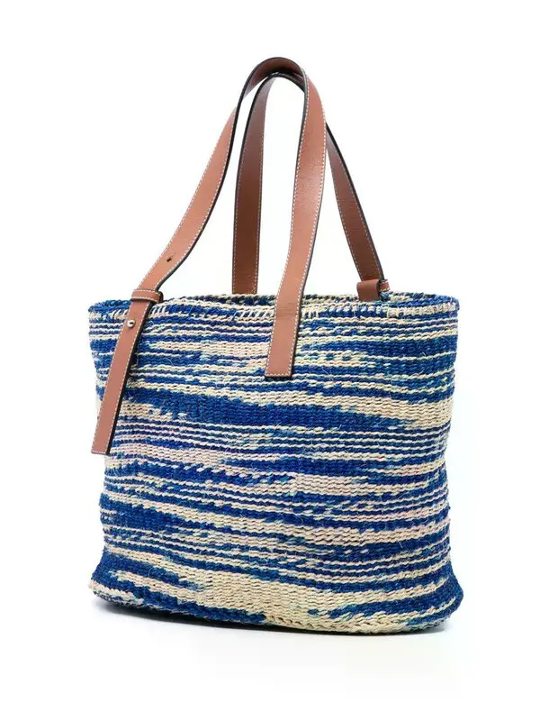 Loewe Raffia Anagram Basket Tote Bag