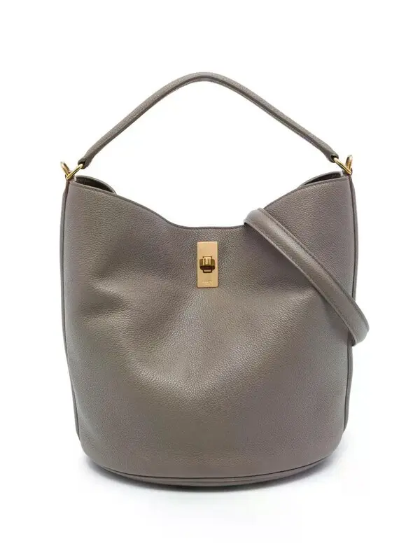 Celine 2021 Supple Grained Calfskin 16 Bucket Bag - Brown