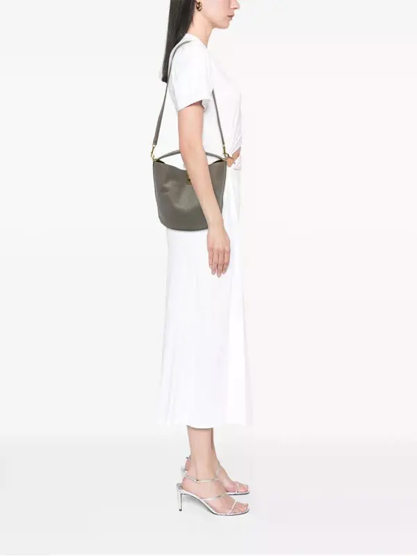 Celine 16 Bucket Bag In Supple Grained Calfskin - Brown