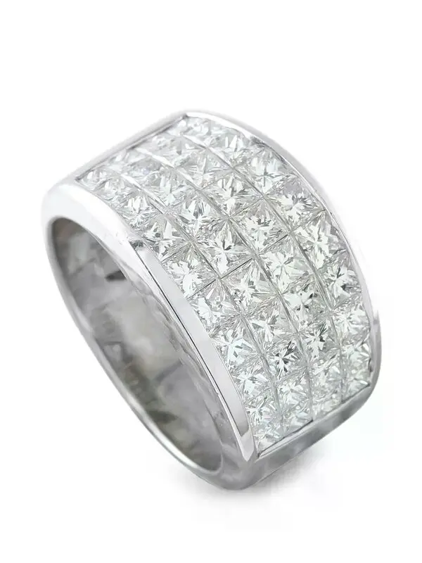 LB EXCLUSIVE Diamond Princess-cut Ring - Silver