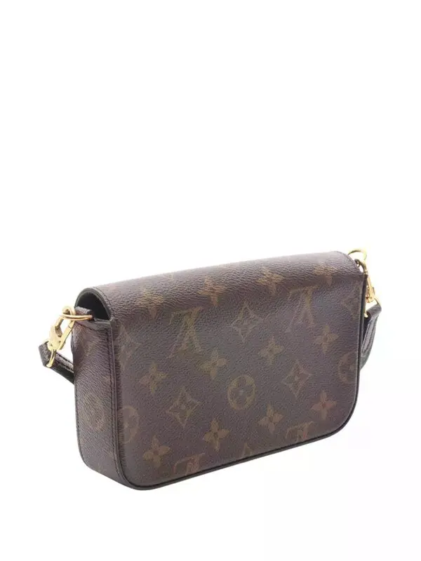LOUIS VUITTON Monogram Felicie Strap And Go Crossbody Bag - Brown
