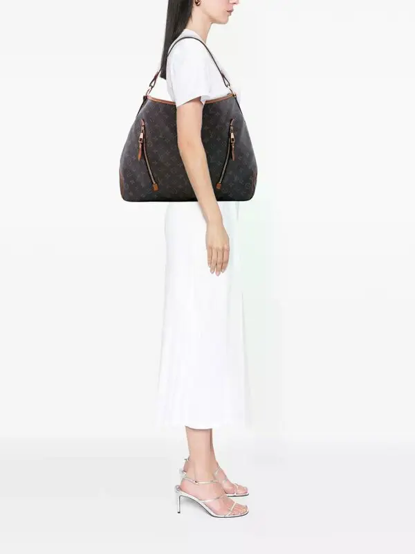 LOUIS VUITTON 2010 Monogram Delightful Gm Hobo Bag - Brown