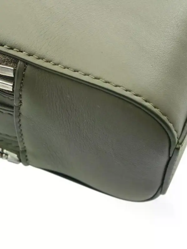 Loewe 2024 Mini Satin Calfskin Anagram Camera Bag Satchel - Brown