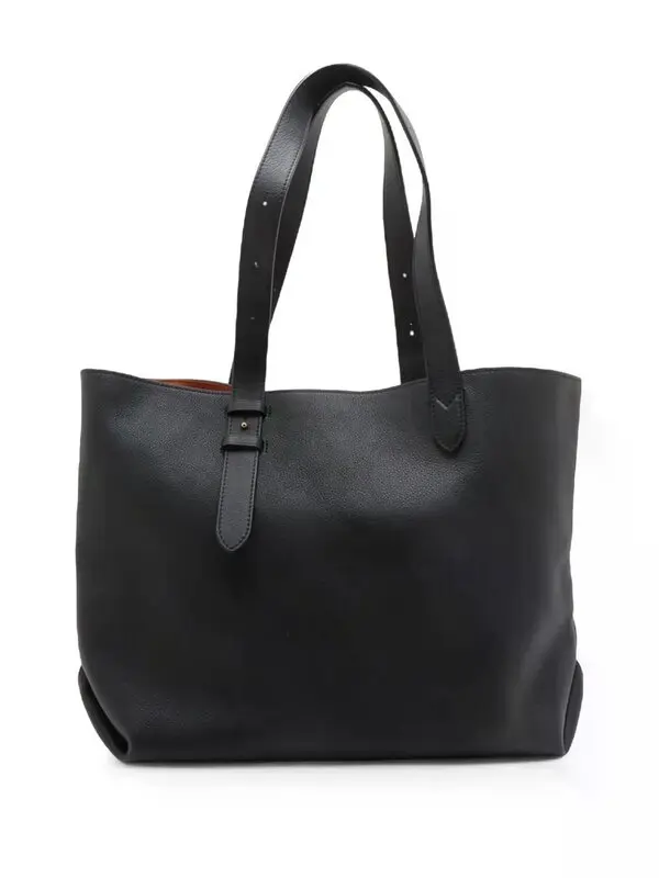 LOUIS VUITTON Grained Calfskin Low Key Cabas Mm Tote Bag - Black