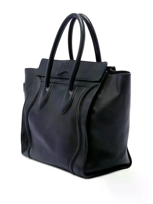 Celine 2011 Mini Leather Luggage Tote Bag