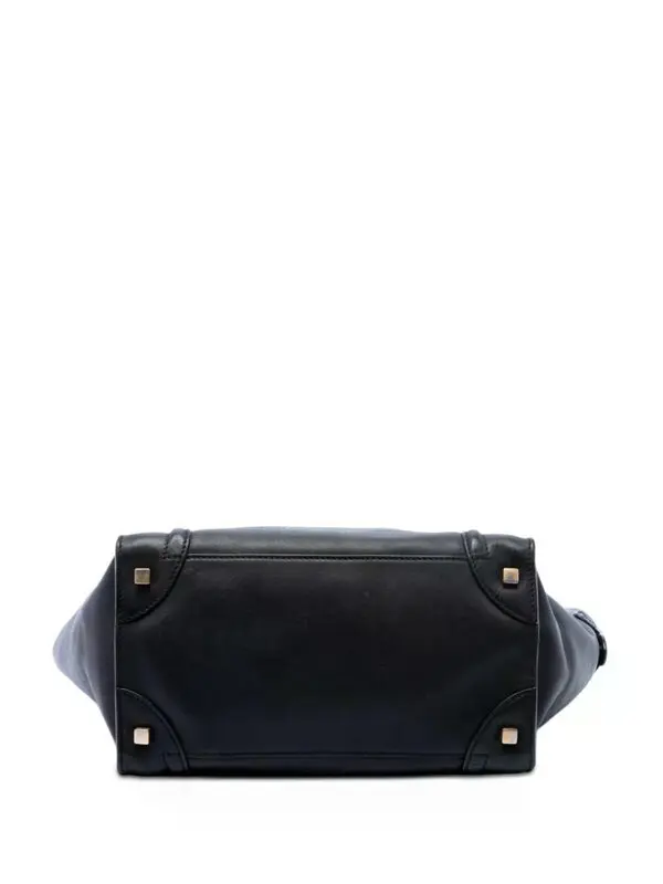 Celine 2011 Mini Leather Luggage Tote Bag