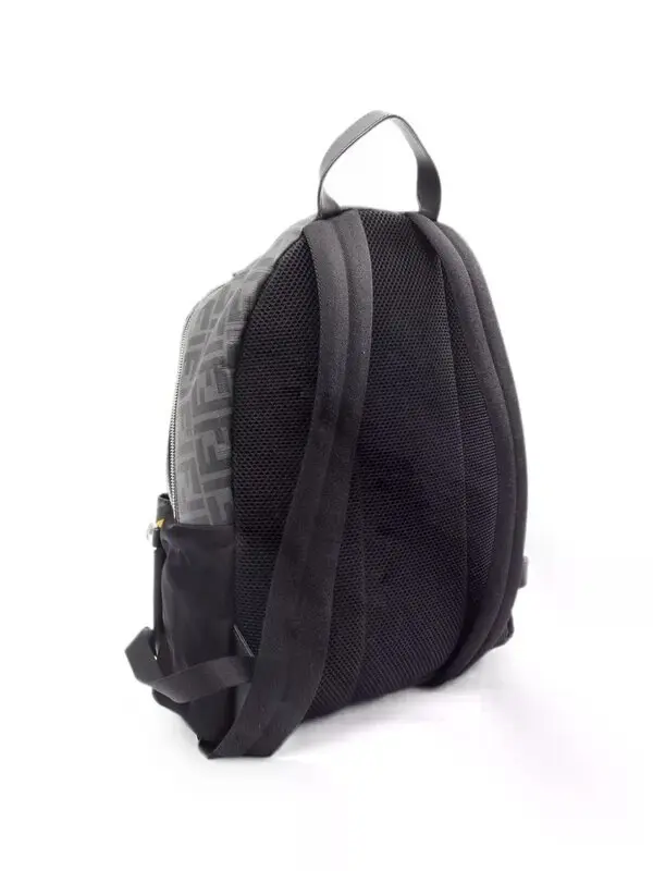 Fendi 2010s Ff Monogram Diagonal Backpack
