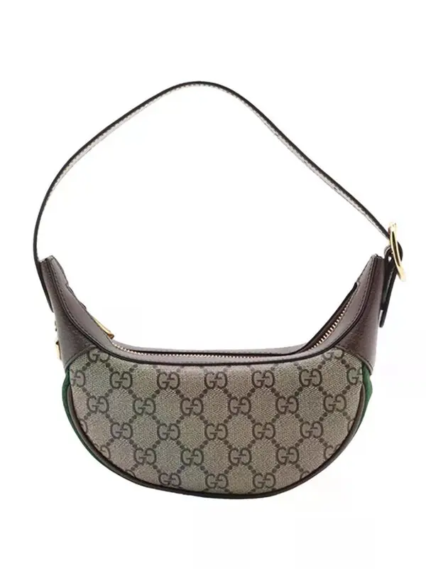 Gucci 2016-2026 Mini Gg Supreme Web Ophidia Shoulder Bag - Neutrals