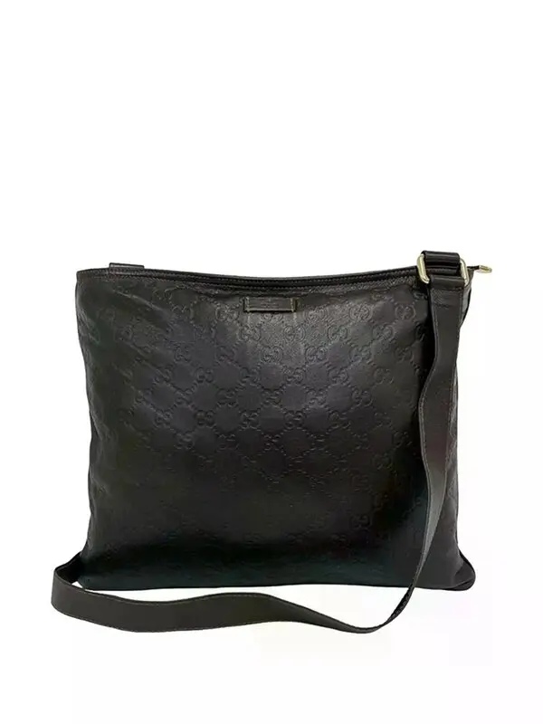 Gucci 2000-2015 Guccisima Crossbody Bag - Brown