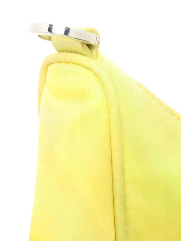 Prada Mini Tessuto Re-edition 2005 Satchel - Yellow