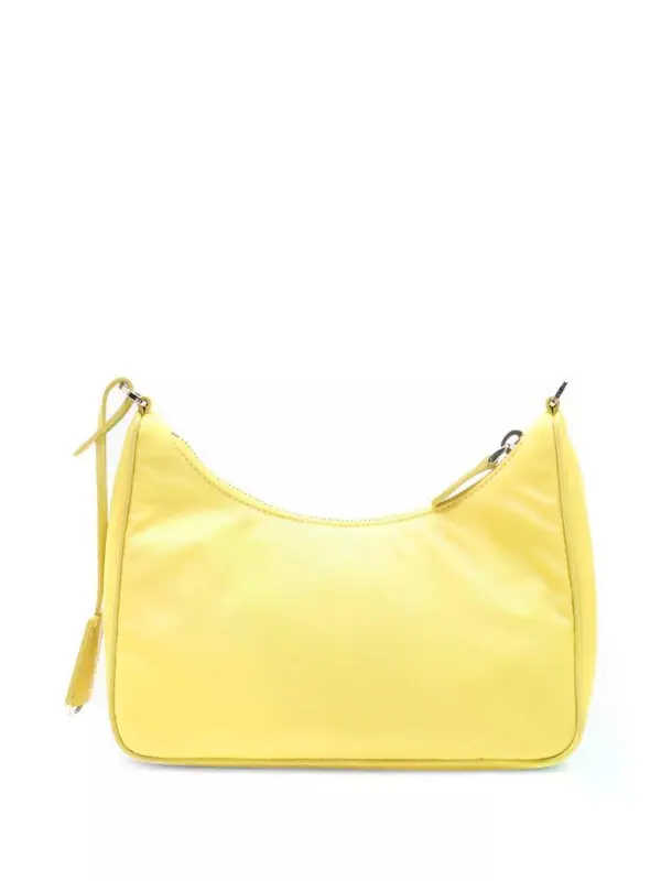 Prada Mini Tessuto Re-edition 2005 Satchel - Yellow