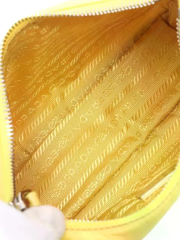 Prada Mini Tessuto Re-edition 2005 Satchel - Yellow