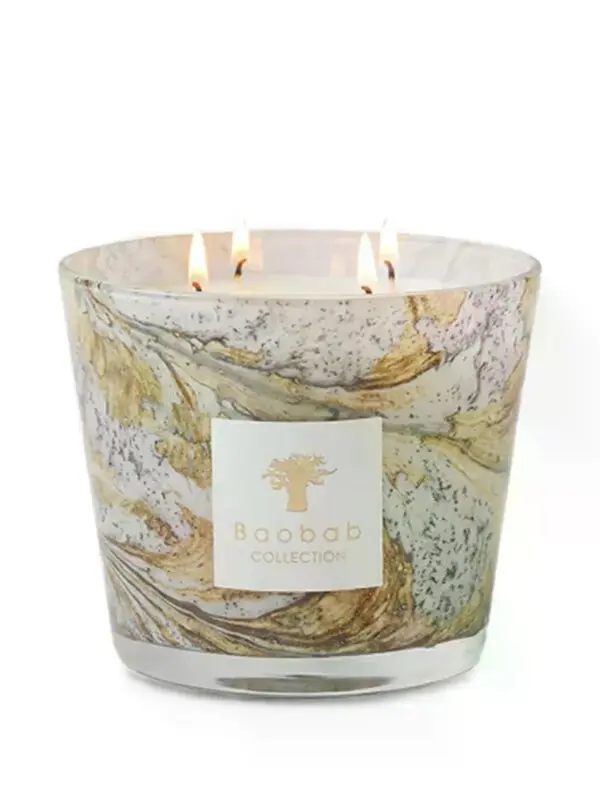 BAOBAB COLLECTION Naïs Marble-effect Four-wick Scented Candle