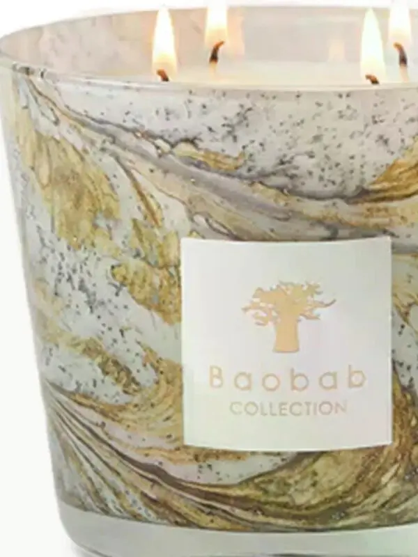 BAOBAB COLLECTION Naïs Marble-effect Four-wick Scented Candle