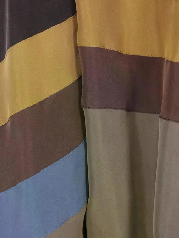 Valentino Garavani Silk Chevron Bomber Jacket
