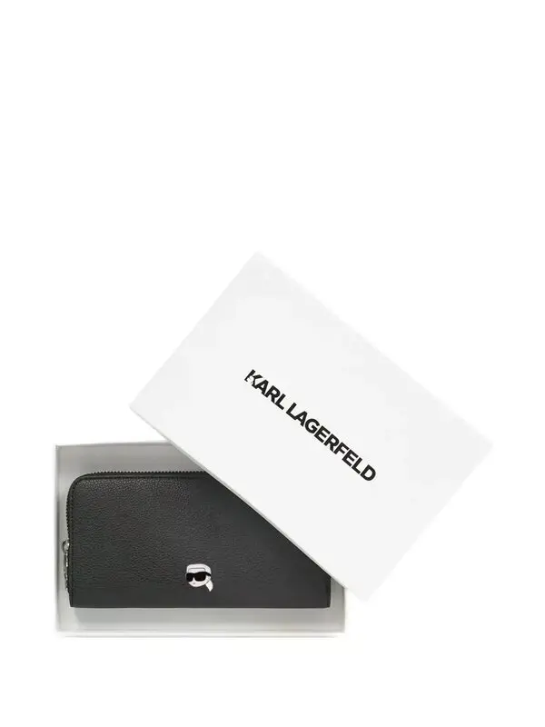 Karl Lagerfeld Ikon Pebble Continental Wallet