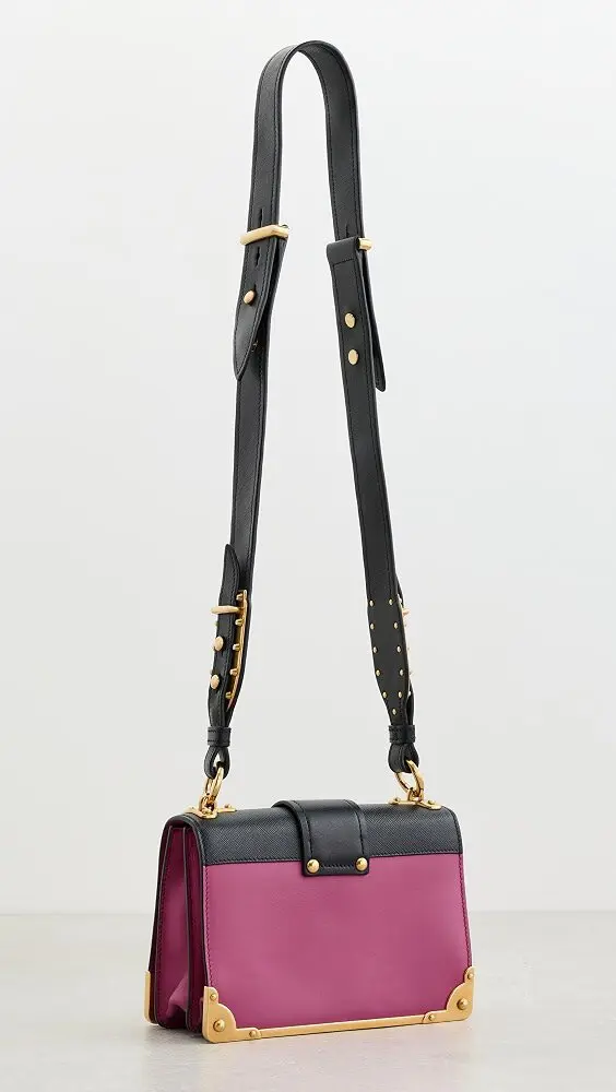 Shopbop Prada Cahier Calf Leather Shoulder Bag