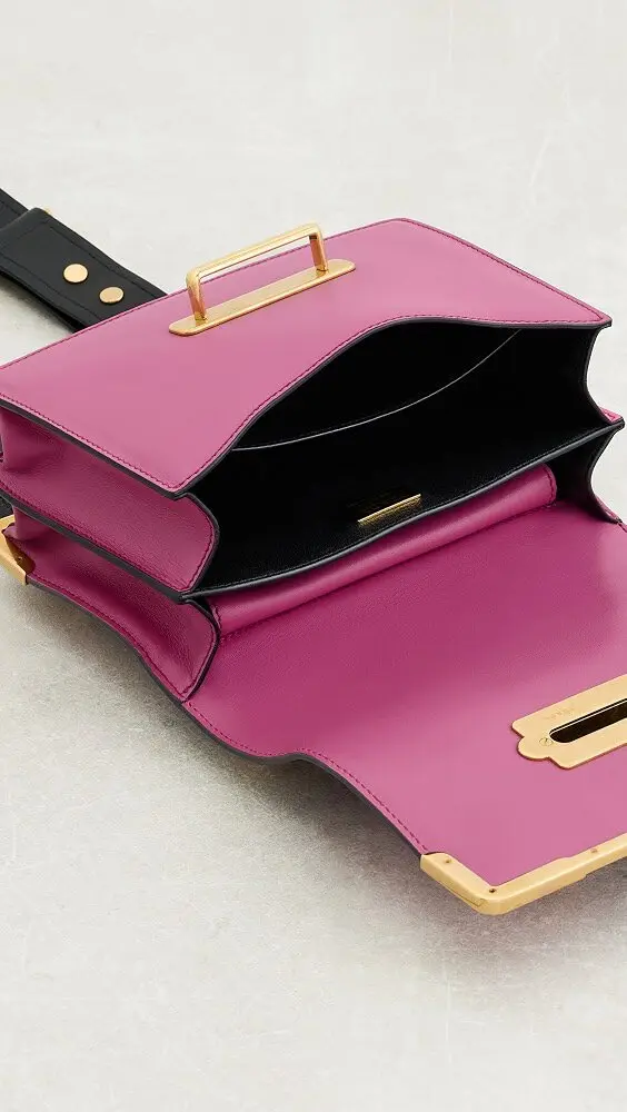 Shopbop Prada Cahier Calf Leather Shoulder Bag