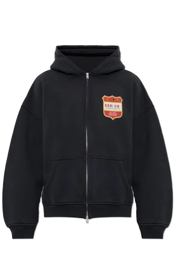 Rhude Sweatshirt With Logo - Black
