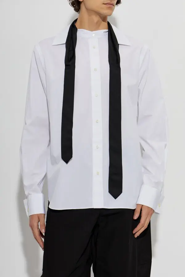 Sacai Shirt With Sewn-in Tie