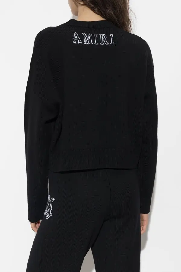 Amiri Wool Sweater With Logo