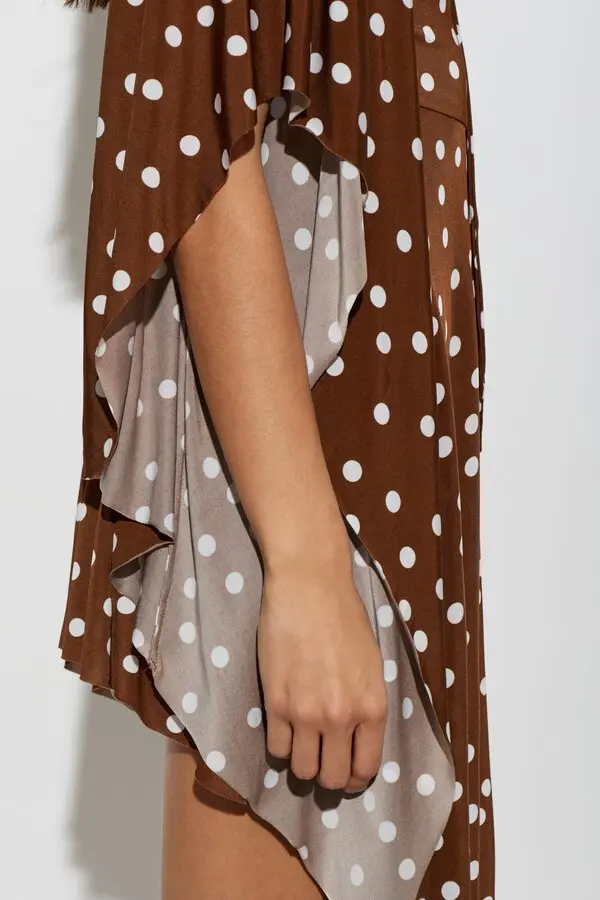Vetements Asymmetrical Polka Dot Dress