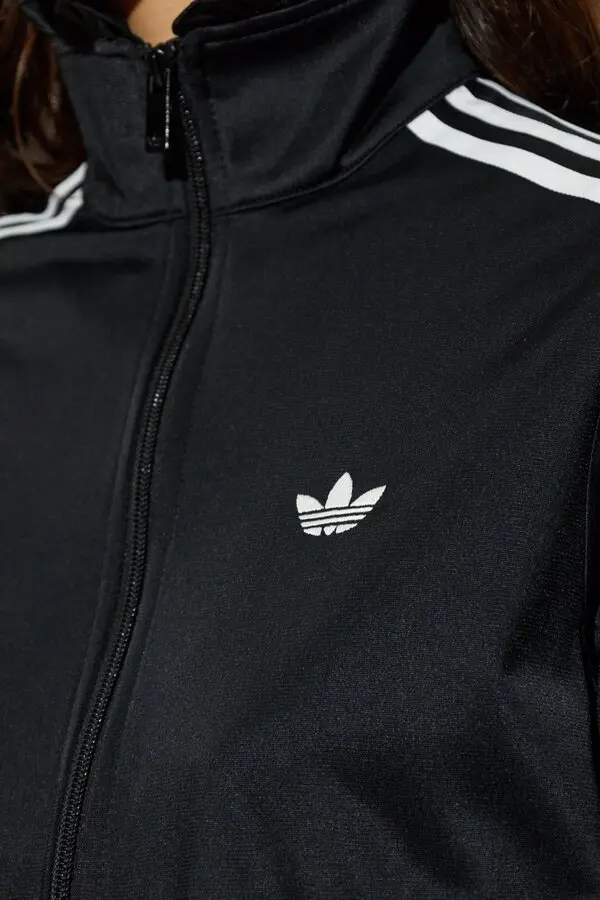 ADIDAS ORIGINALS Zip-up Sweatshirt With Stand Collar And Ruffle Trim