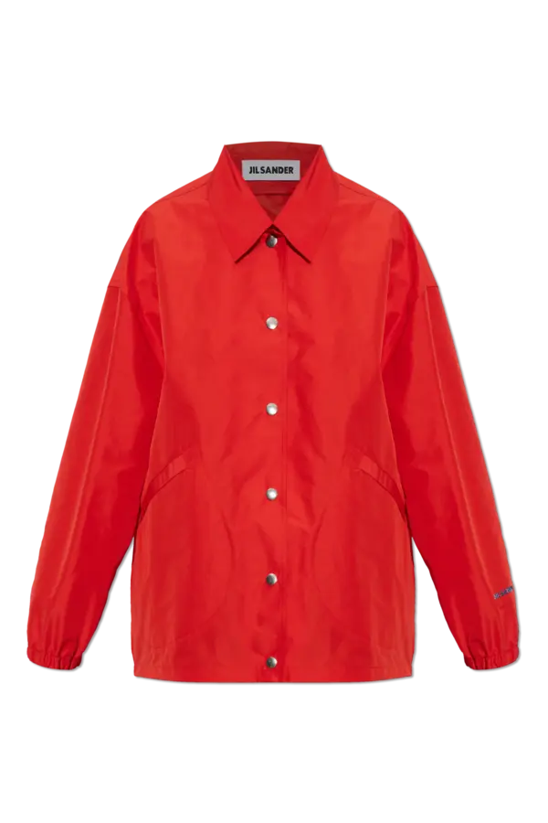 JIL SANDER Oversize Jacket - Red
