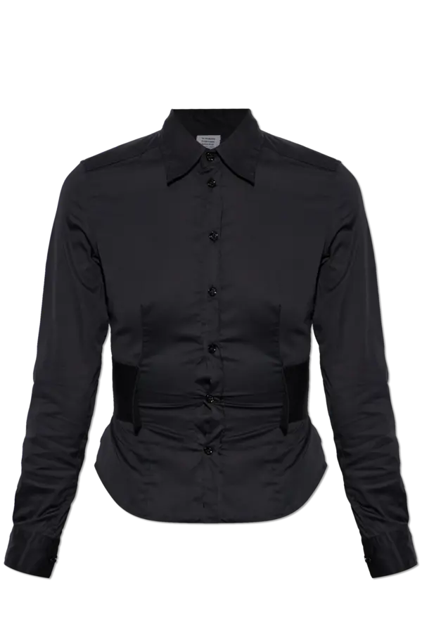 Vetements Shirt With An Elastic Waistband - Black