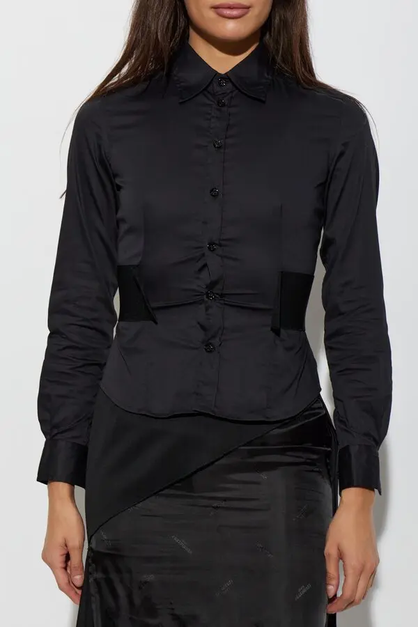 Vetements Turtleneck Shirt With Elastic Waistband