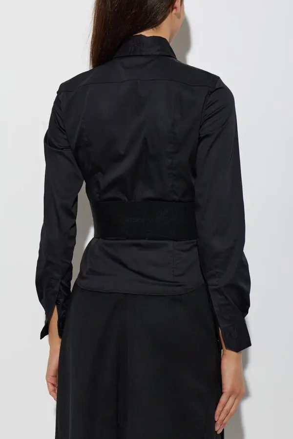 Vetements Turtleneck Shirt With Elastic Waistband