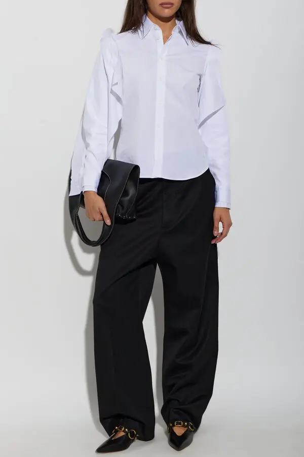 Vetements Shirt With Decoratively Finished Sleeves