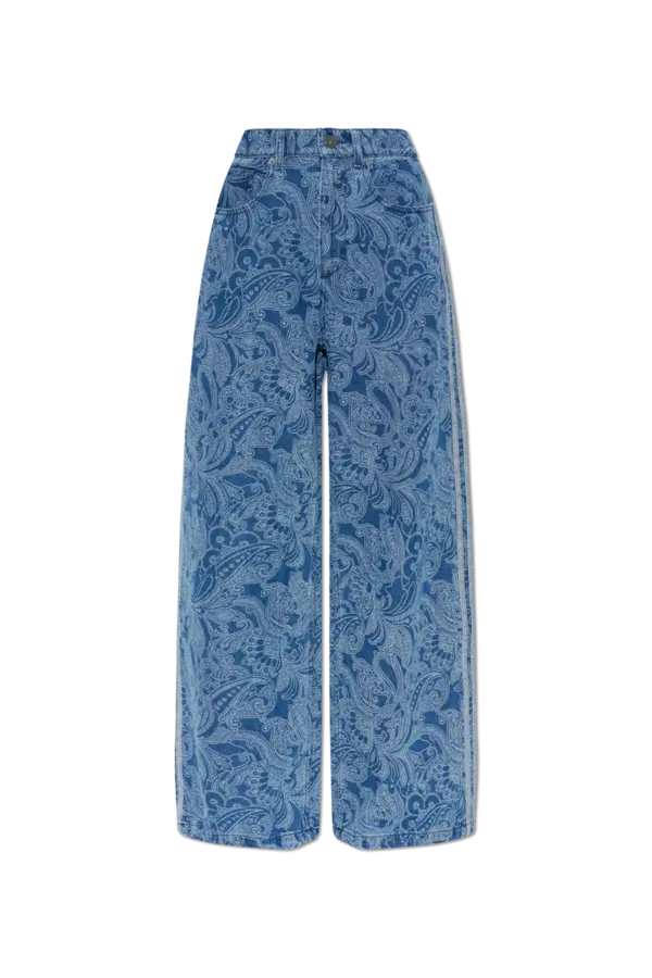 ADIDAS ORIGINALS Wide-leg Jeans - Blue