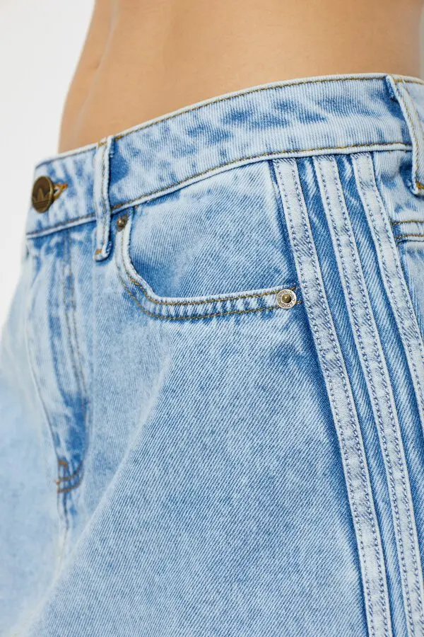 ADIDAS ORIGINALS Denim Mini Skirt