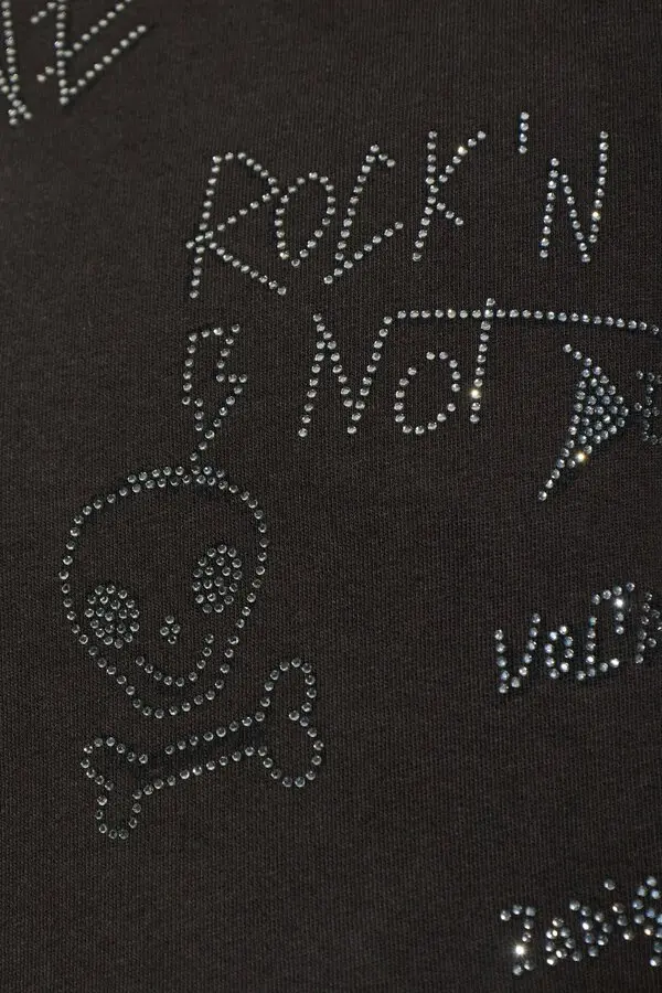 Zadig&Voltaire Georgy' Embellished Cotton Hoodie