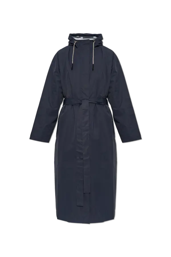 RETHINKIT STUDIOS Hooded Long Coat With Belt