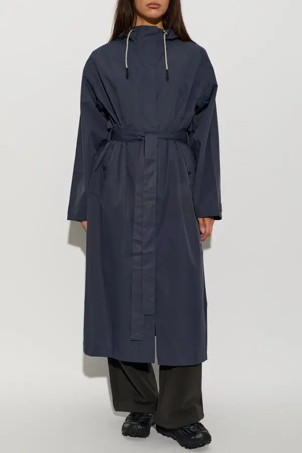 RETHINKIT STUDIOS Hooded Long Coat With Belt