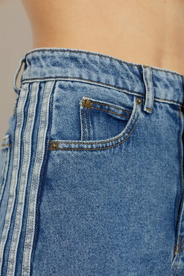 ADIDAS ORIGINALS High-waisted Denim Shorts