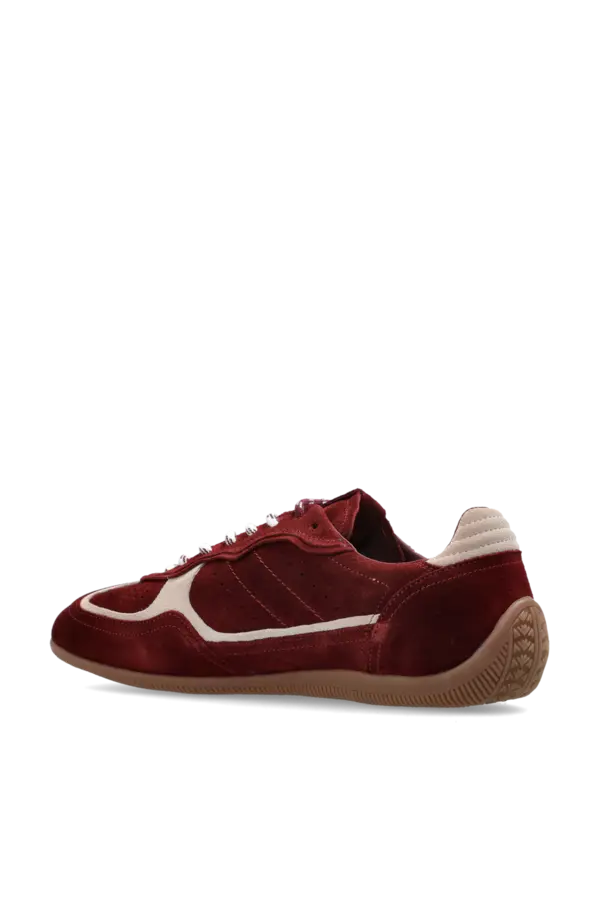 ALOHAS Tb.91' Suede And Mesh Sneakers - Burgundy