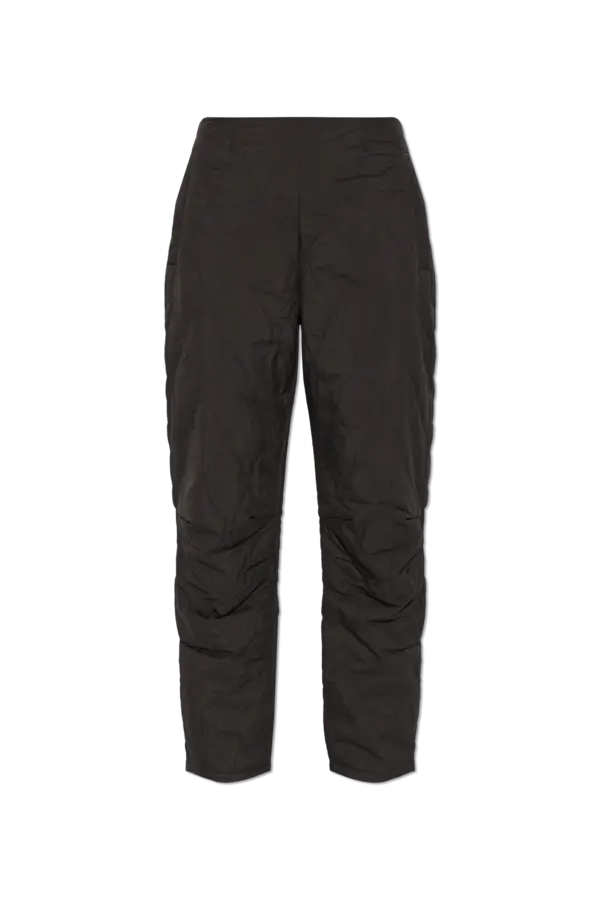 RETHINKIT STUDIOS Quilted Tapered Trousers - Grey