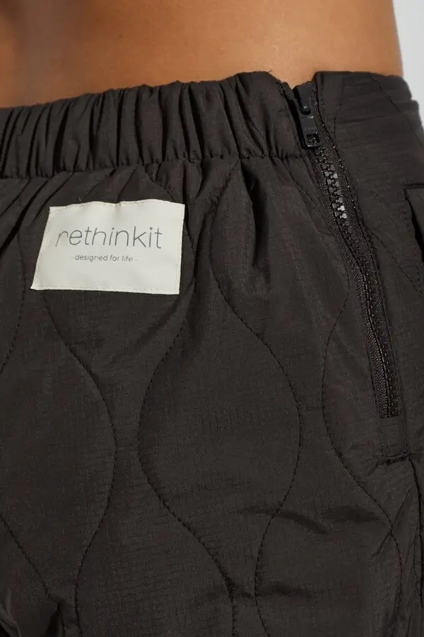 RETHINKIT STUDIOS Quilted Tapered Trousers