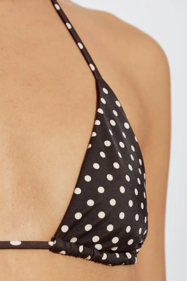 Matteau Polka Dot Bikini Top