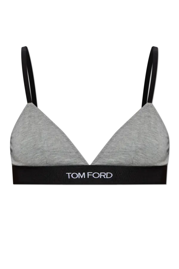 TOM FORD Logo Bra - Grey