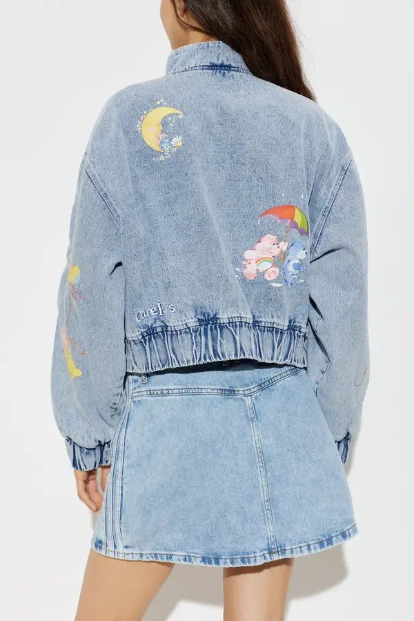 ADIDAS ORIGINALS X Care Bears Denim Bomber Jacket