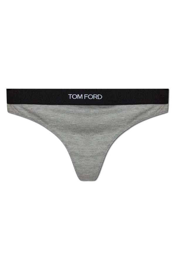 TOM FORD Strings With Logo - Grey