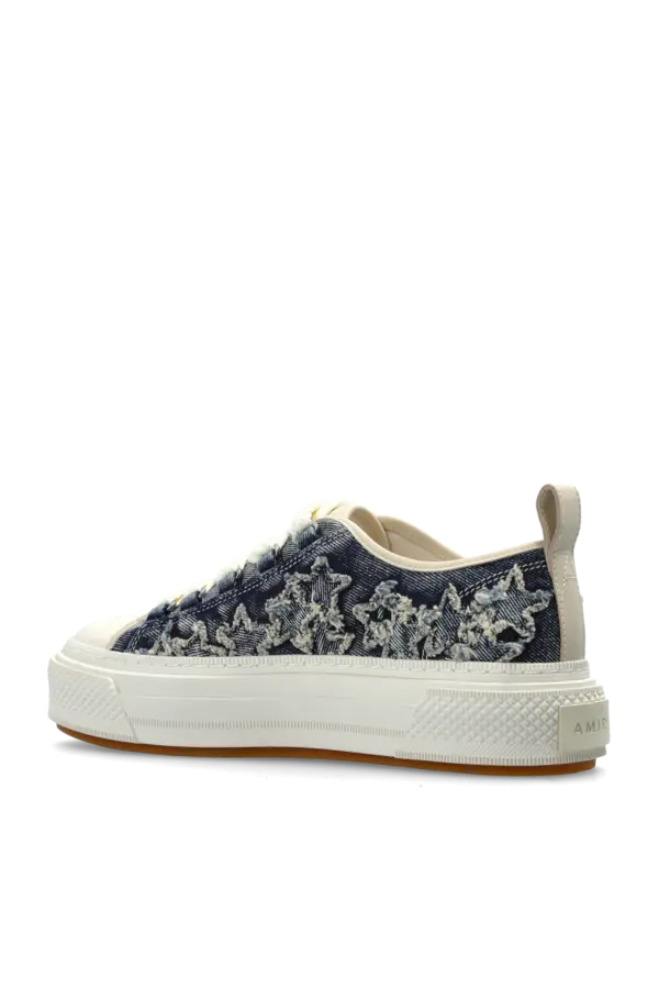 Amiri Denim Court Low Top Sneakers