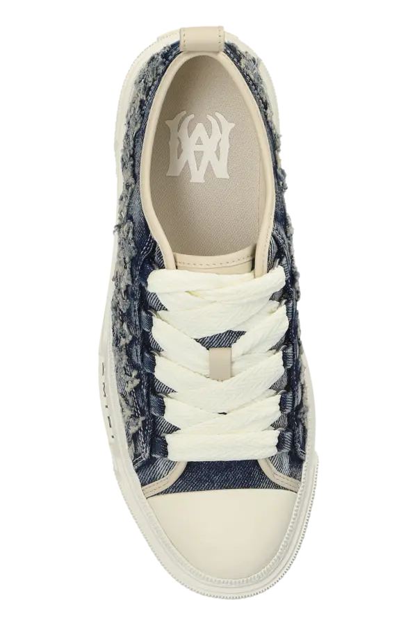 Amiri Denim Court Low Top Sneakers