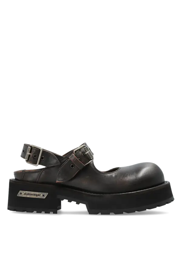Balenciaga Venom Mary Jane’ Platform Shoes - Brown