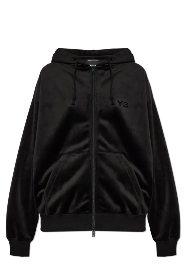Y3 Velvet Sweatshirt - Black