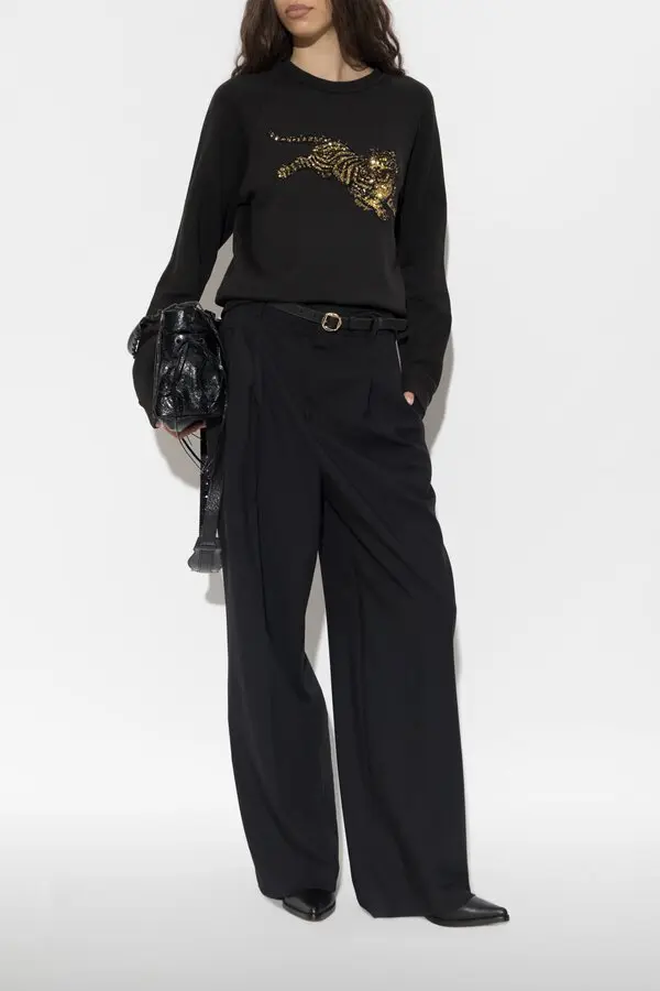 Kenzo Sweatshirt With Shimmering Sequins